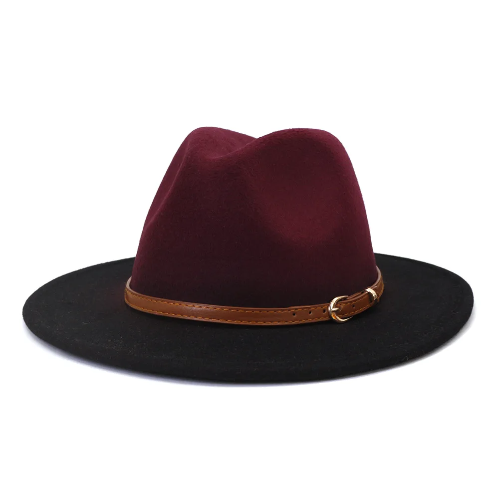 Gradient-Color-Party-Top-Hat-Women-Men-Wool-Felt-Jazz-Fedora-Hats-Trend ...