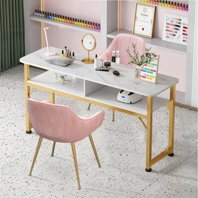Pink Manicure Table