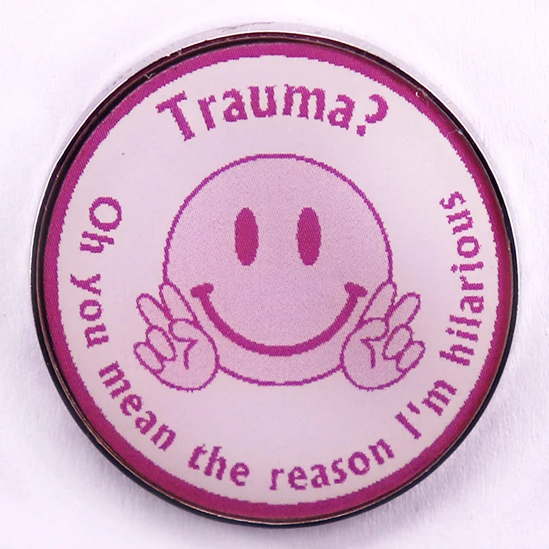 Funny-Mental-Health-Awareness-Enamel-Pin-Anti-Social-Trauma-Dark-Humor ...