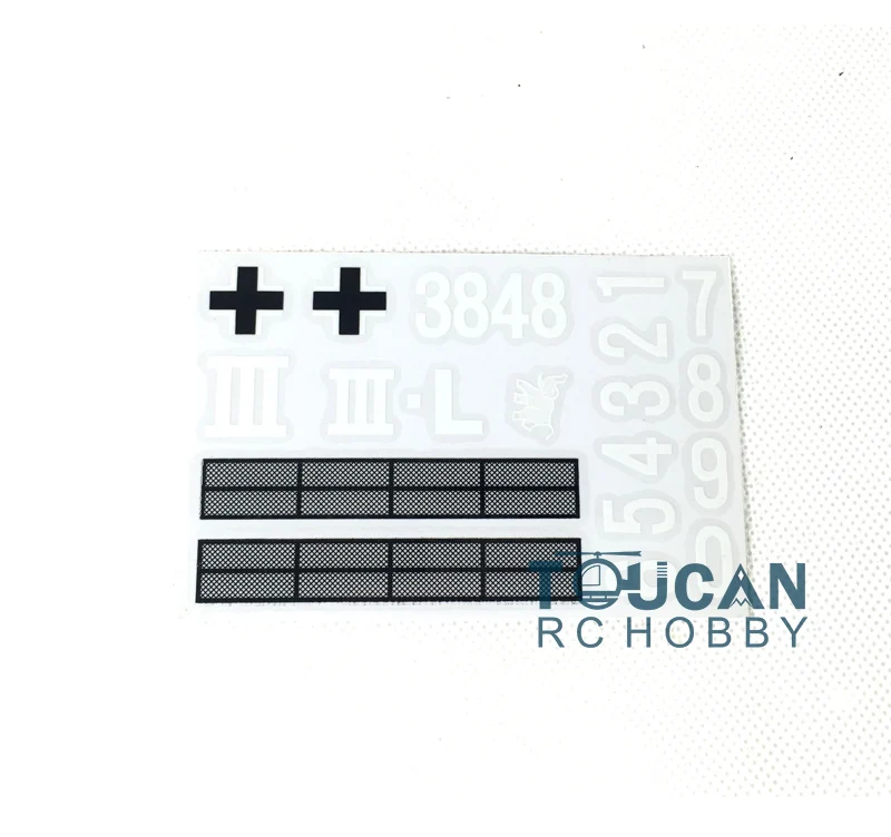 RC Part Decal Paste Sticker for Heng Long 1/16 Scale German Panzer III ...