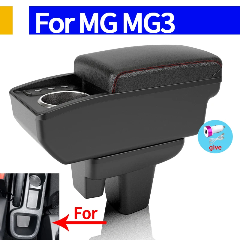 For Morris Garages MG3 Armrest Box Center console central Store content ...