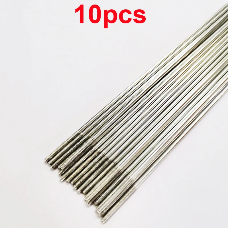 10PCS Dia 1.2mm Steering Gear Tapping Rod Lever Servo Linkage Pushrod ...