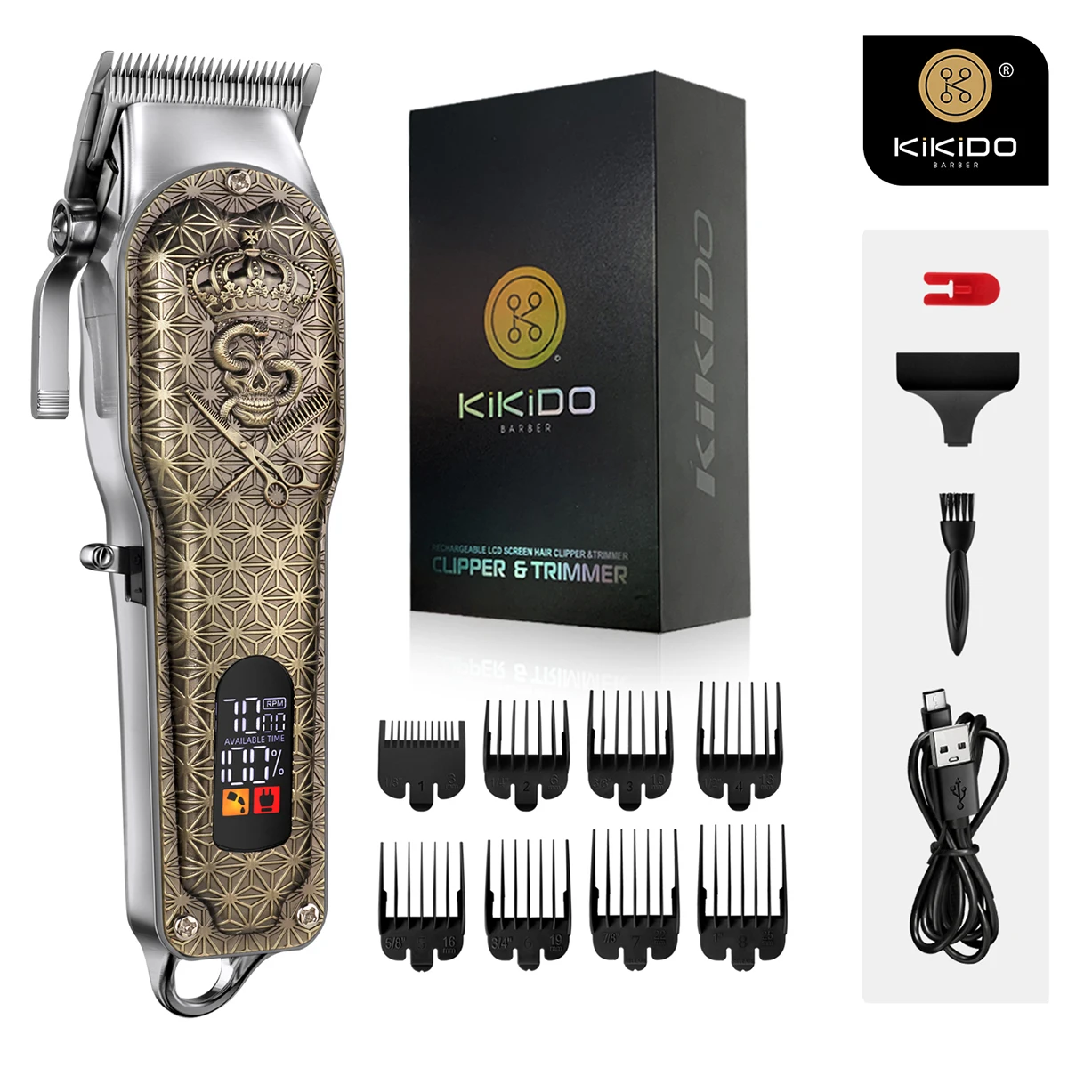 KIKIDO-7000-RPM-Hair-Clipper-Rechargeable-Trimmer-Cutting-Machine-for ...