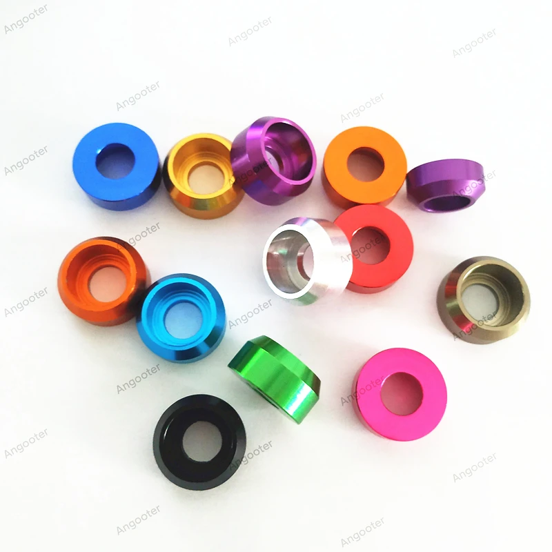 10pcs/lot M3,m4,m5,m6,m8 Cap Head Aluminum Cone Washer,aluminum Alloy ...