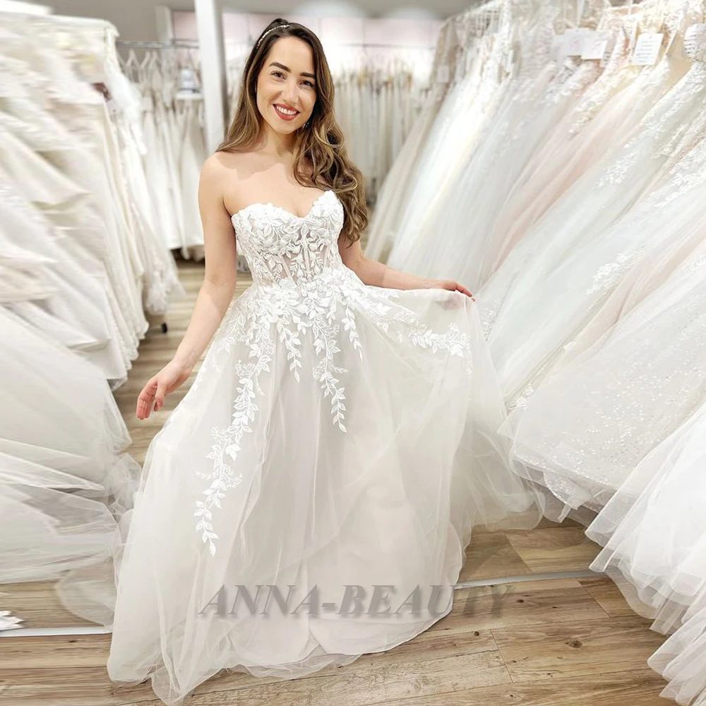 Anna Sweetheart Illusion Vestidos De Novia modernos, Vestidos De Novia ...