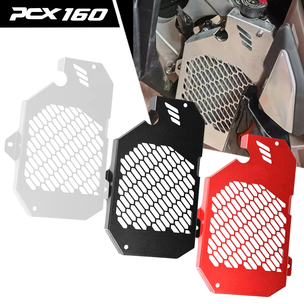 Motorcycle-pcx-160-CNC-Alumiunm-Radiator-Grille-Cover-Guard-Protection ...