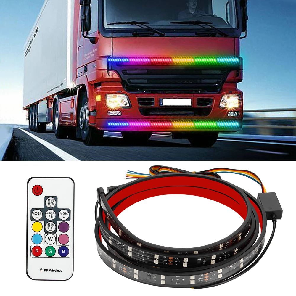 OKEEN 24V LED Truck Ambient Light Roof Bumper Lamp Lorry Decorative ...