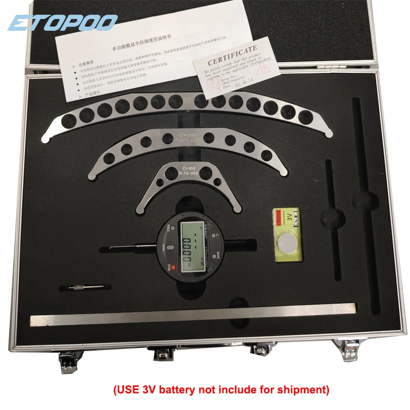 ETOPOO R gauge High accuracy Electronic digital radius gauge digital ...