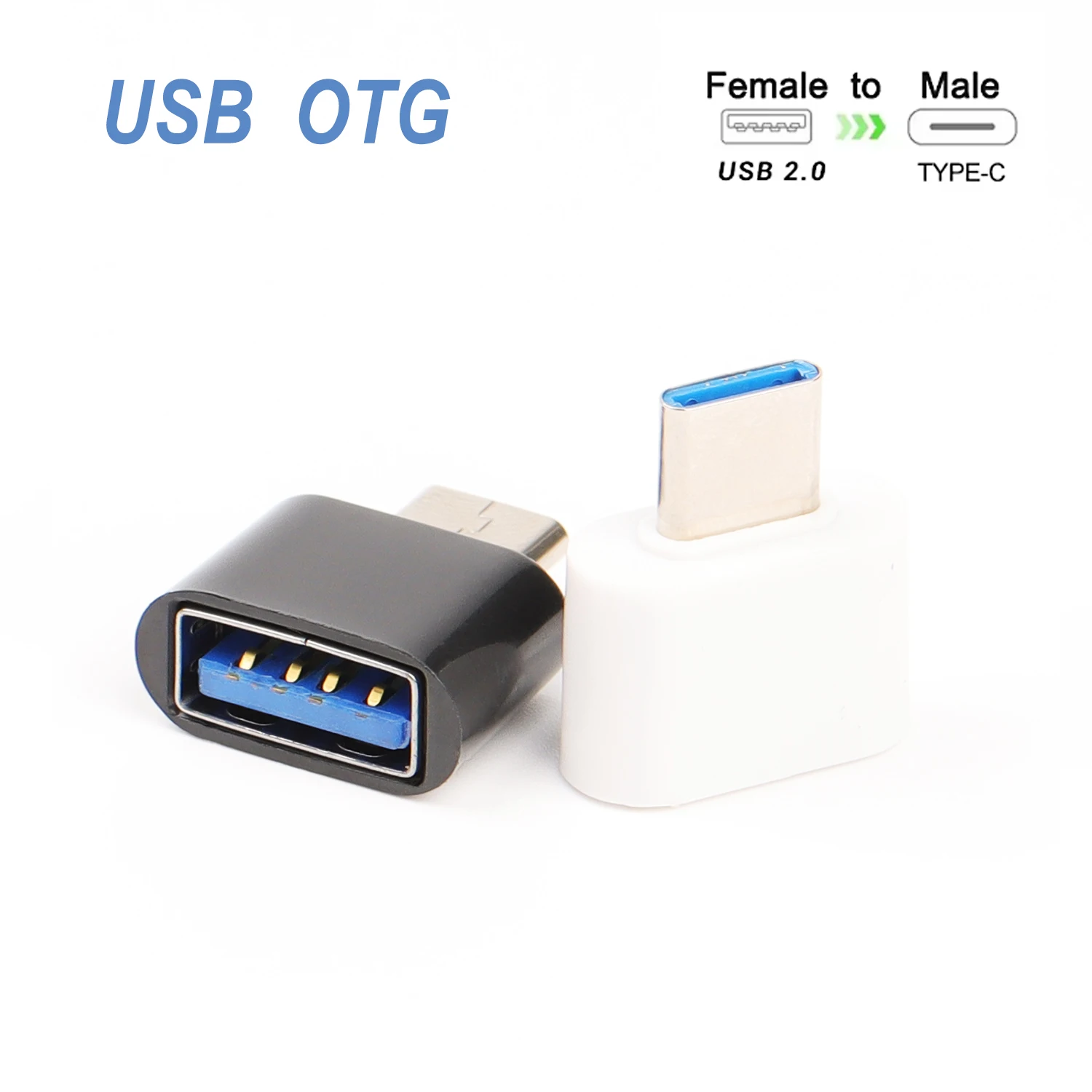 1/5pcs Universal Type-C To USB 2.0 OTG Adapter Connector For Xiaomi ...