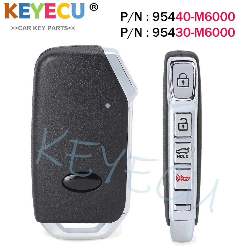 Smart Remote Key 4 Buttons for 2018 2019 2020 2021 KIA Forte Fob 433MHz ...