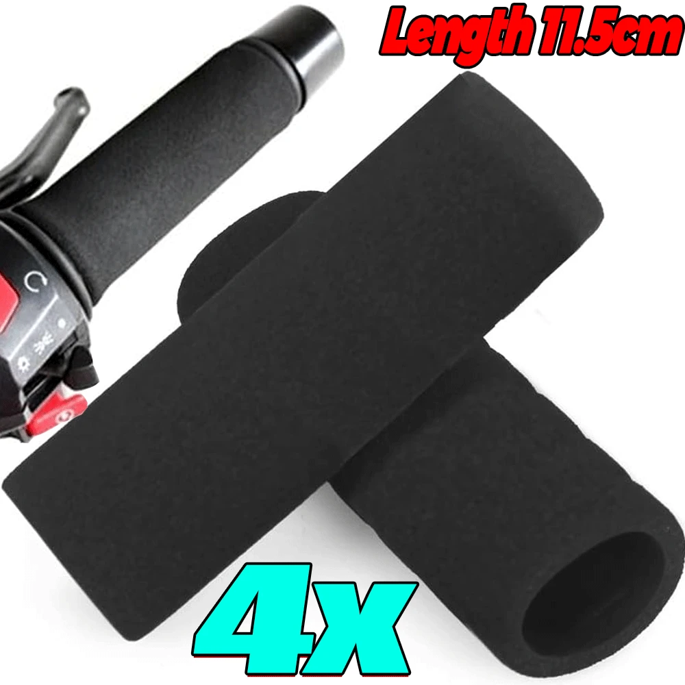 4PCS Motorcycle Handlebar Cover Slip-on Anti Vibration Comfort ...