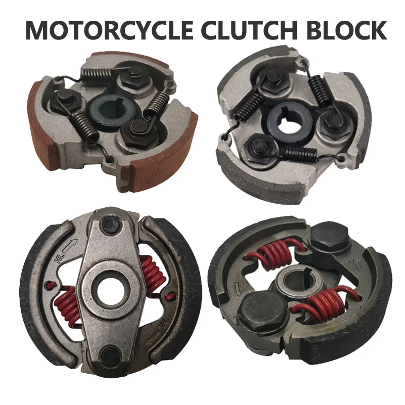 2 Stroke 47cc 49cc Complete Alloy 2/3 Shoe Clutch Pads Springs Gas ...