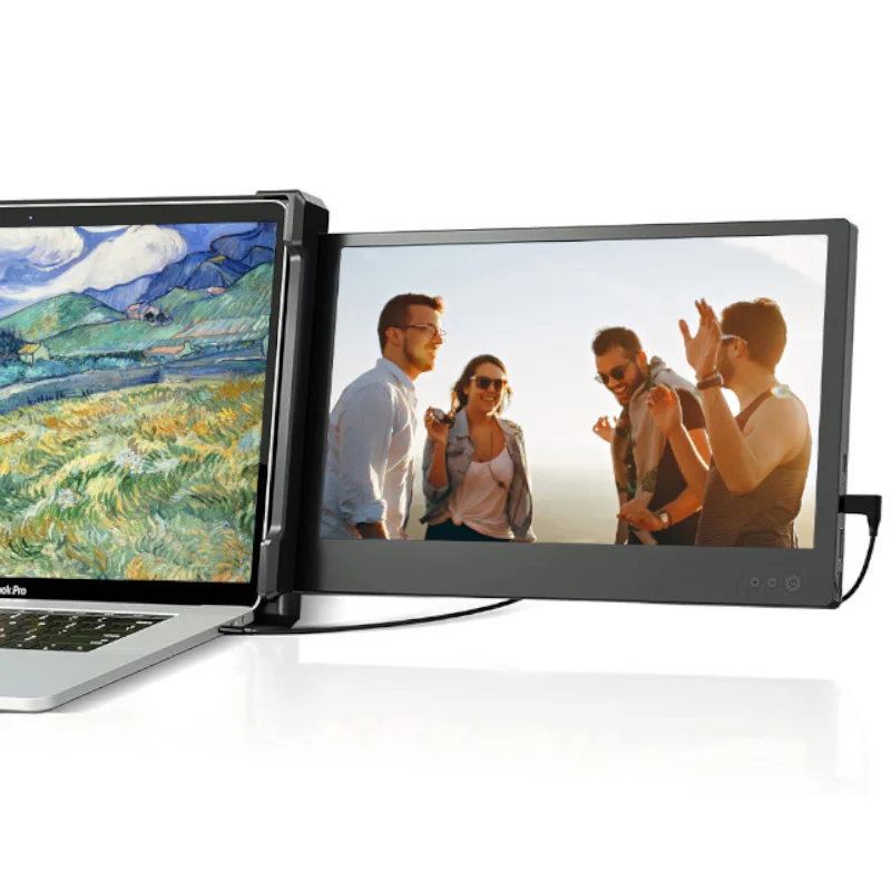 Dual Portable Monitor for Laptop Screen Extender Triple Monitor Type-C ...