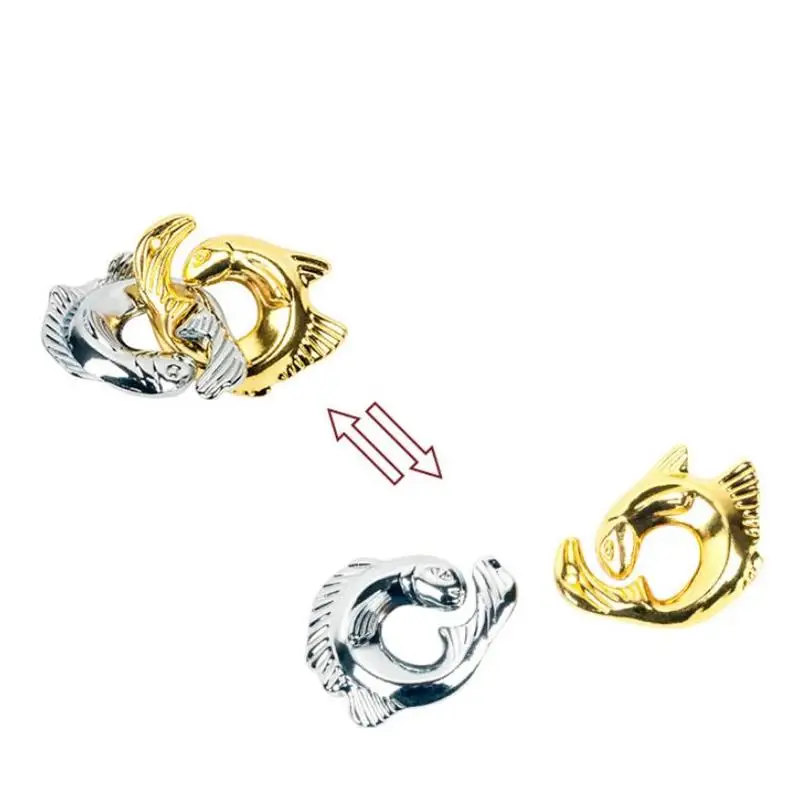 IQ Metal Double Fish Puzzle Brain Teasers Game Toy | Daraz.com.np