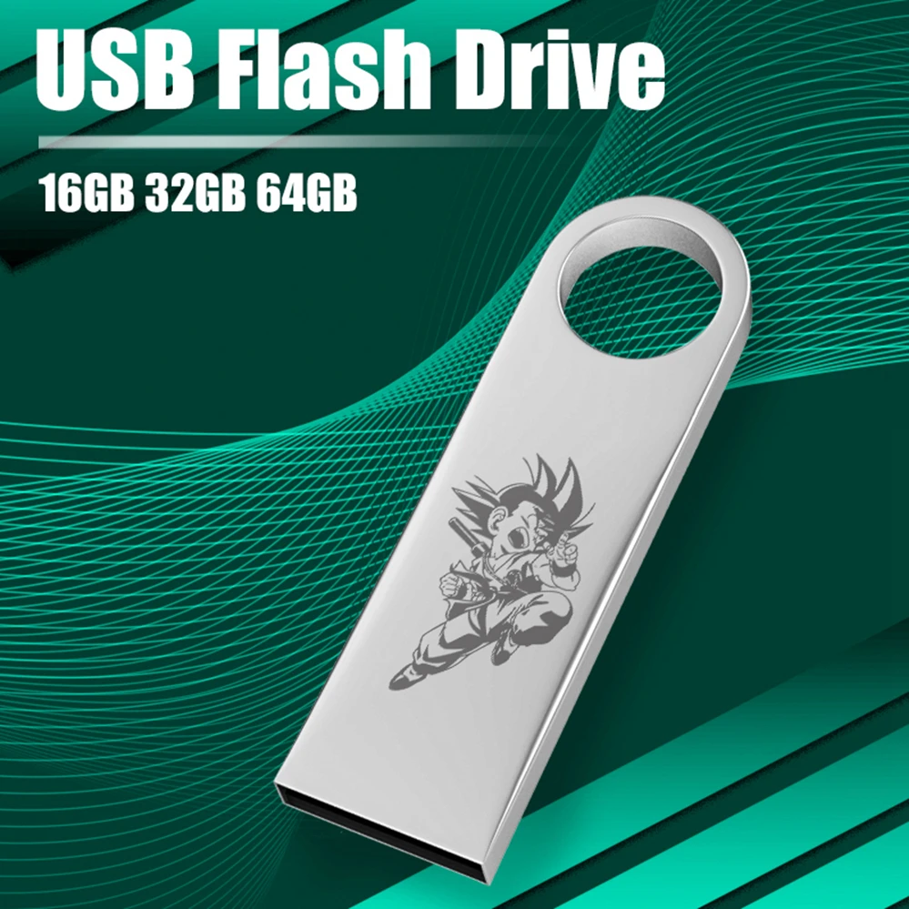 Unidad-flash-usb-de-Goku-pendrive-de-128GB-64GB-32GB-16GB-resistente-al ...