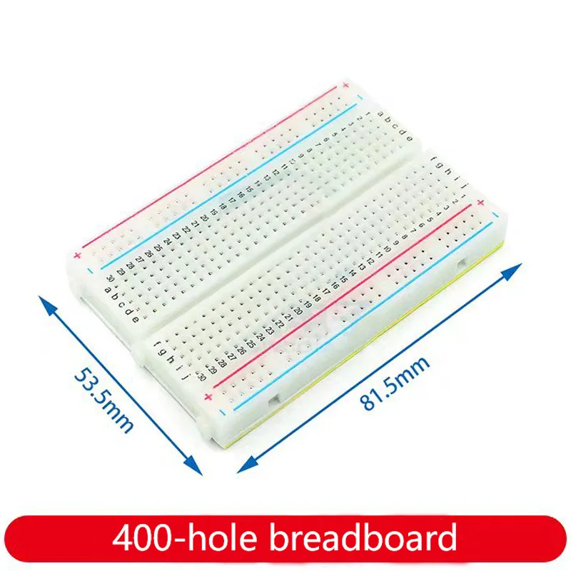 400-Point Solderless Breadboard for Arduino, ATMEGA, PIC, UNO DIY Proj ...