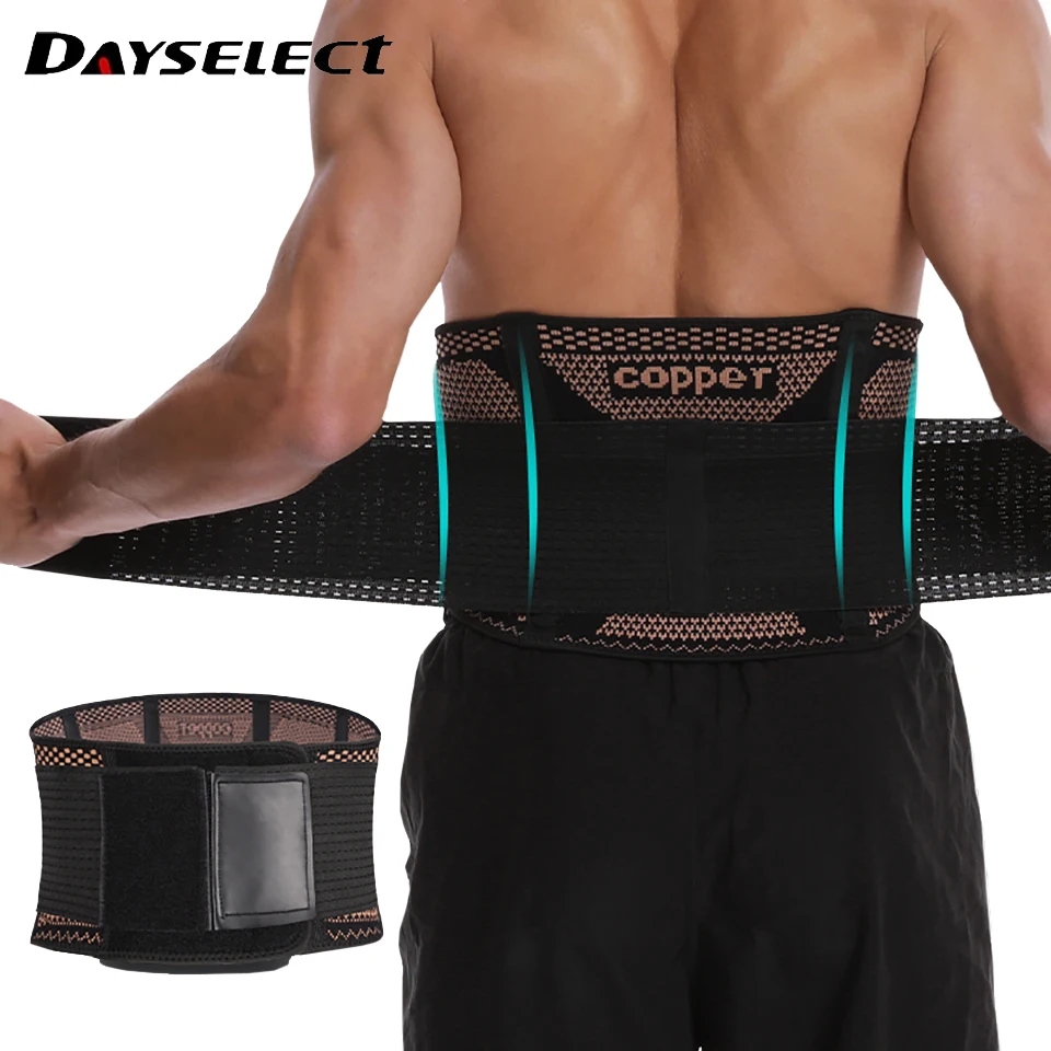 Adjustable-Copper-Waist-Brace-Compression-Belt-Fitness-Waist-Trainer ...