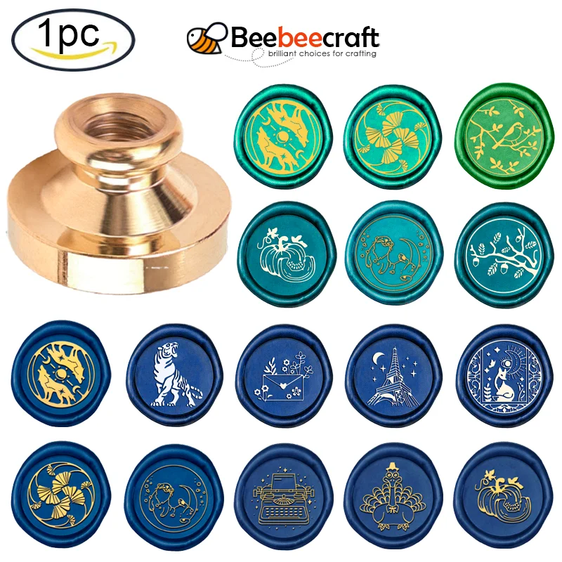 Brass Stamp Heads 25mm | Wax Seal Stamps Gift | Envelope Invitations ...