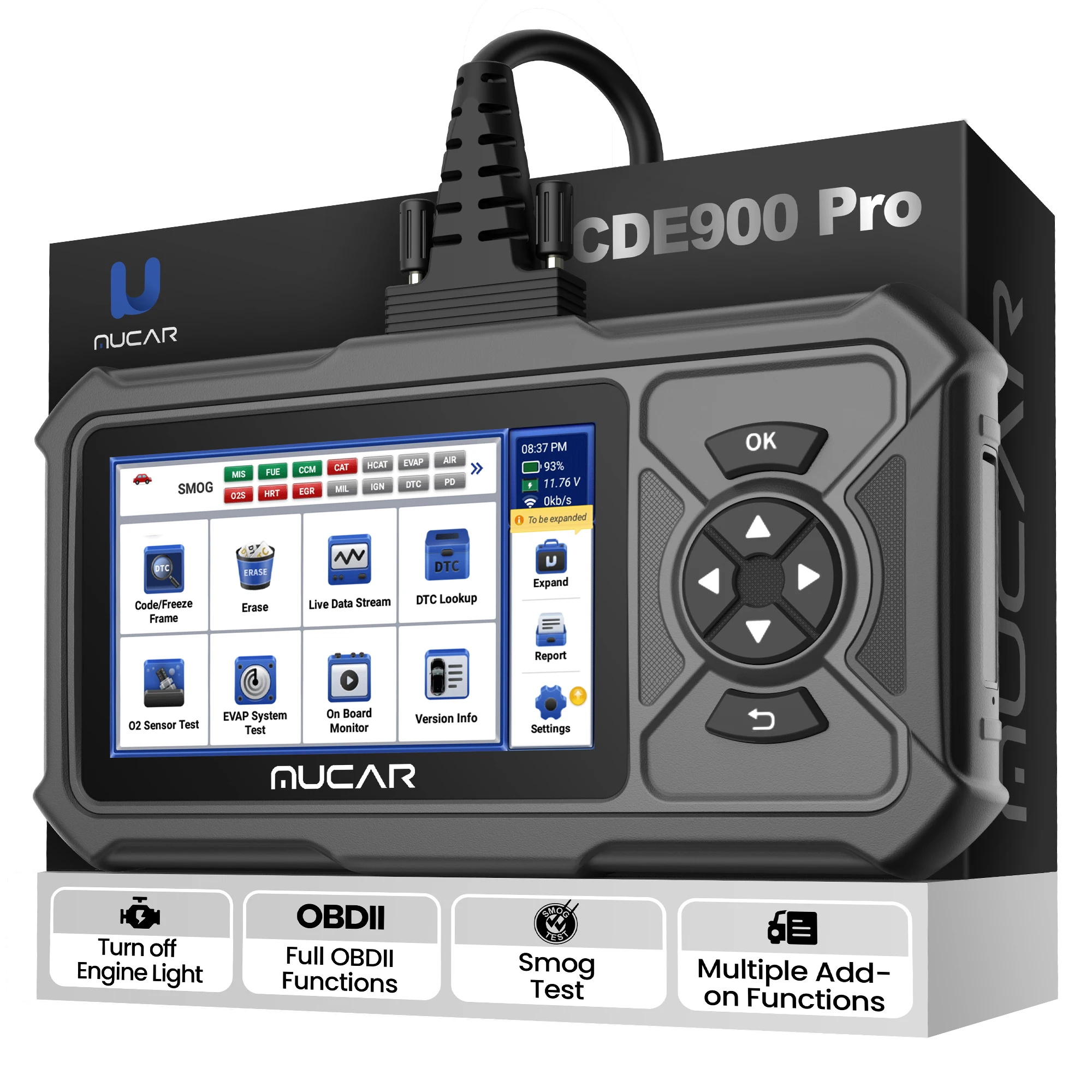 MUCAR-Scanner-automobile-CDE900-PRO-OBD2-lecteur-de-code-de-voiture ...