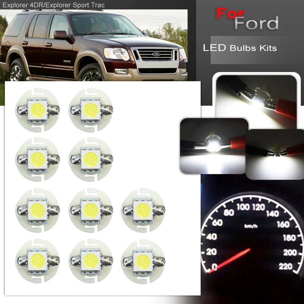 For-Ford-Explorer-4Door-2006-2007-2008-2009-2010-Led-Car-Gauge-Speed ...