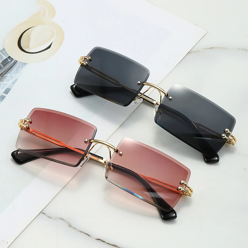 Rectangular Frameless Glass Sunglasses: The Ultimate Guide to Modern ...