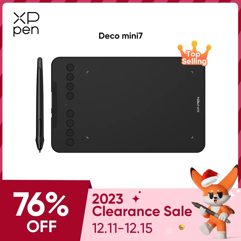 XPPen-7-4-3-Inch-Graphics-Tablet-Deco-Mini7-Digital-Drawing-Tablet-8 ...