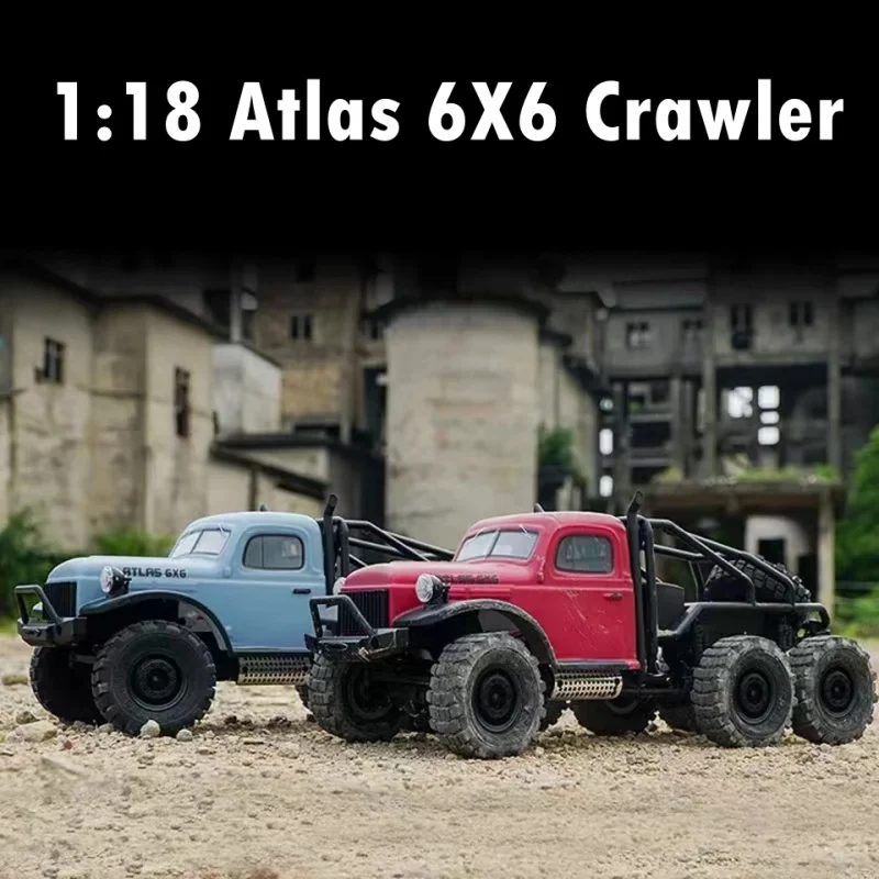 FMS-RC-Car-1-18-Atlas-6X6-Crawler-RTR-Waterproof-Remote-Control-With ...