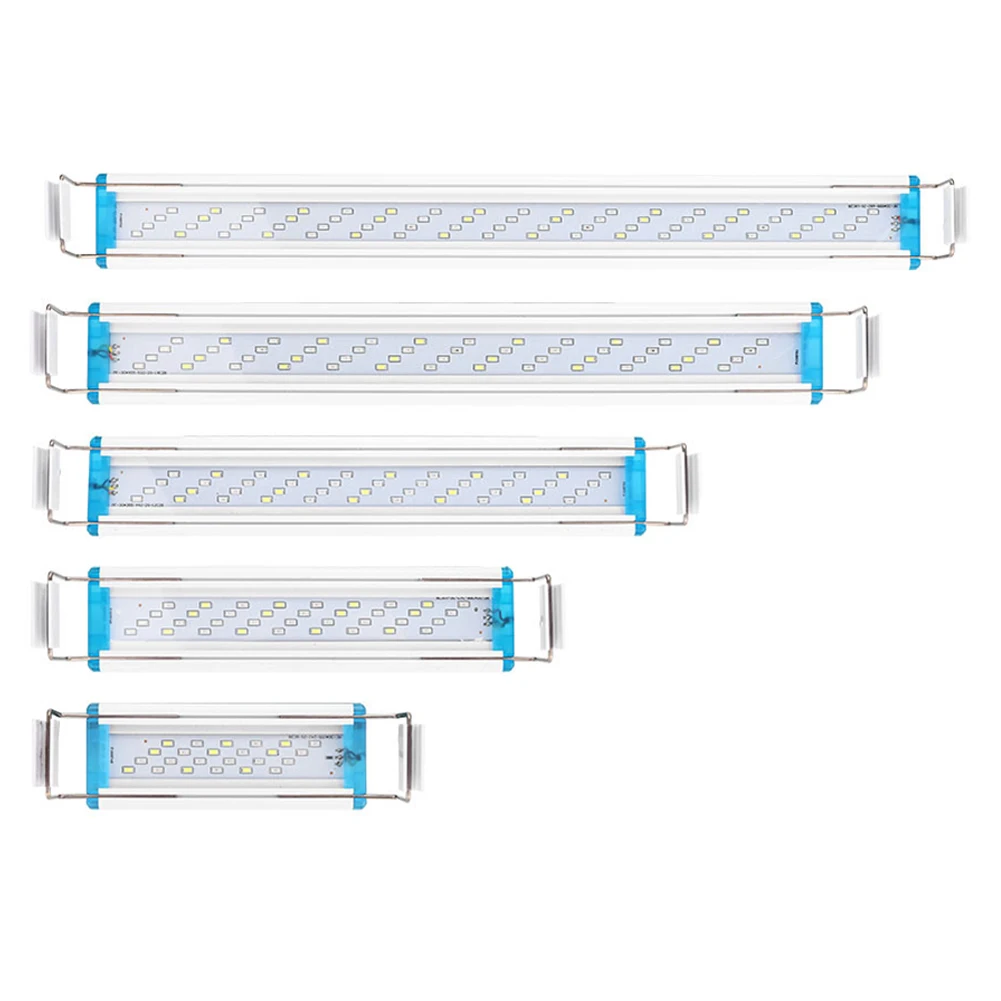 Aquarium-Light-Plastic-LED-Metal-EU-Fish-Tank-Slim-Clip-Lamp-Plant-Grow ...