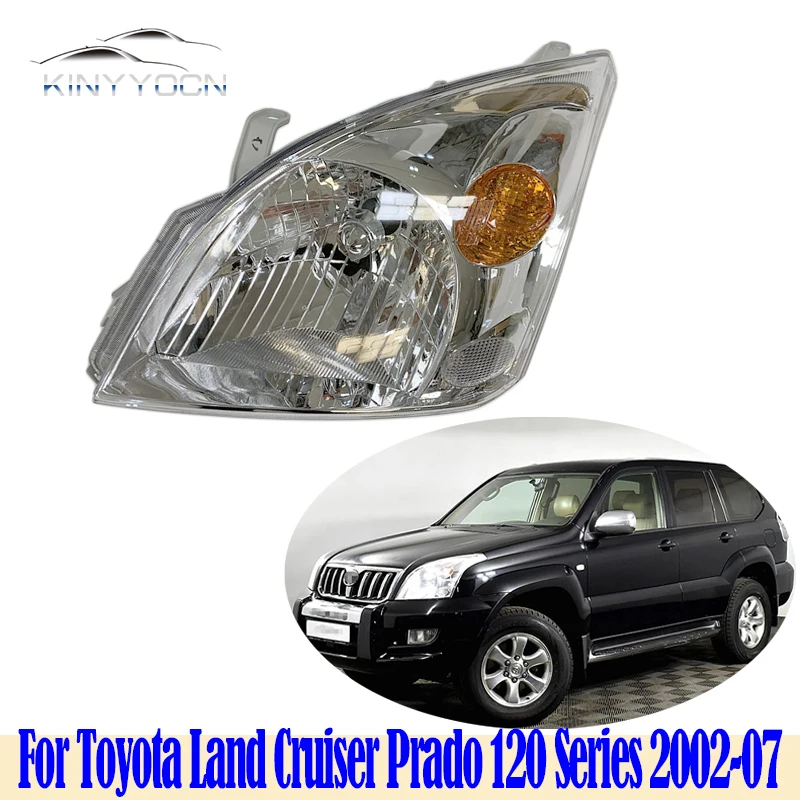 For Toyota Land Cruiser Prado 120 Series 2002 03 04 05 - 09 Head Light ...