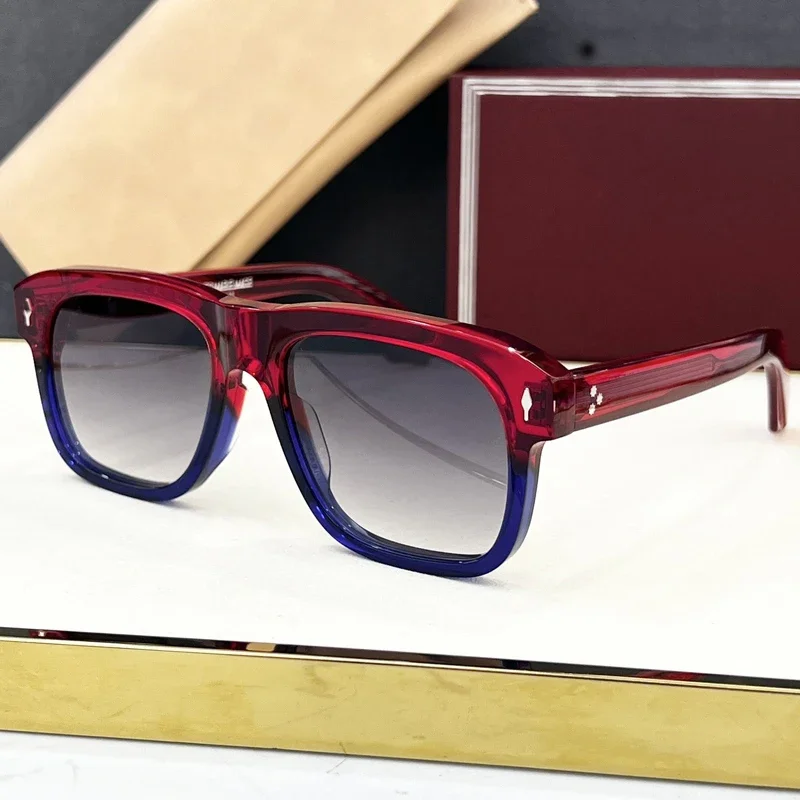 High-Quality-JMM-YVES-Handmade-Sunglasses-Large-Frame-Retro-Men-s-and ...