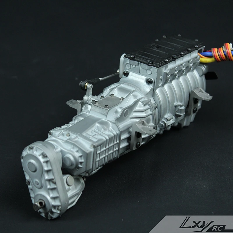 All-metal 3-speed Gearbox for 1/14 Tamiya RC Truck Trailer Tipper ...