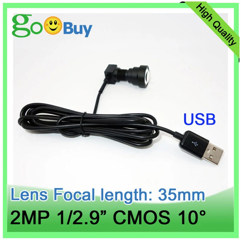 Mini USB Camera with long focus EFL 35mm 10 degree lens store home ...