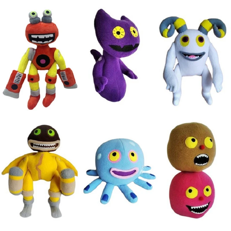 New My Singing Monsters Wubbox Plush Toy Soft Stuffed Doll Cartoon Game ...