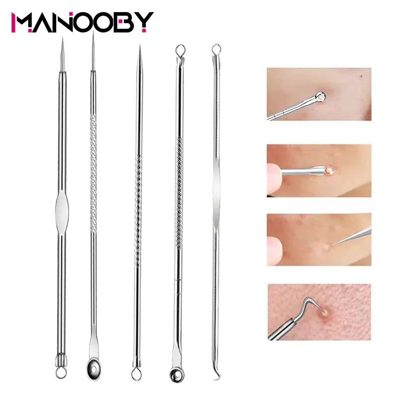 1Pcs Acne Blackhead Removal Needles Black Dots Cleaner Black Head Pore ...