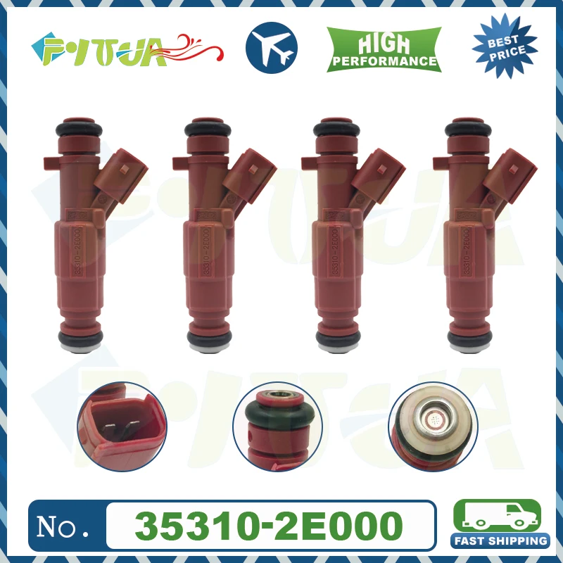 4pcs-Fuel-injector-OE-35310-2E000-Nozzle-For-Hyundai-Elantra-Kia-11-15 ...