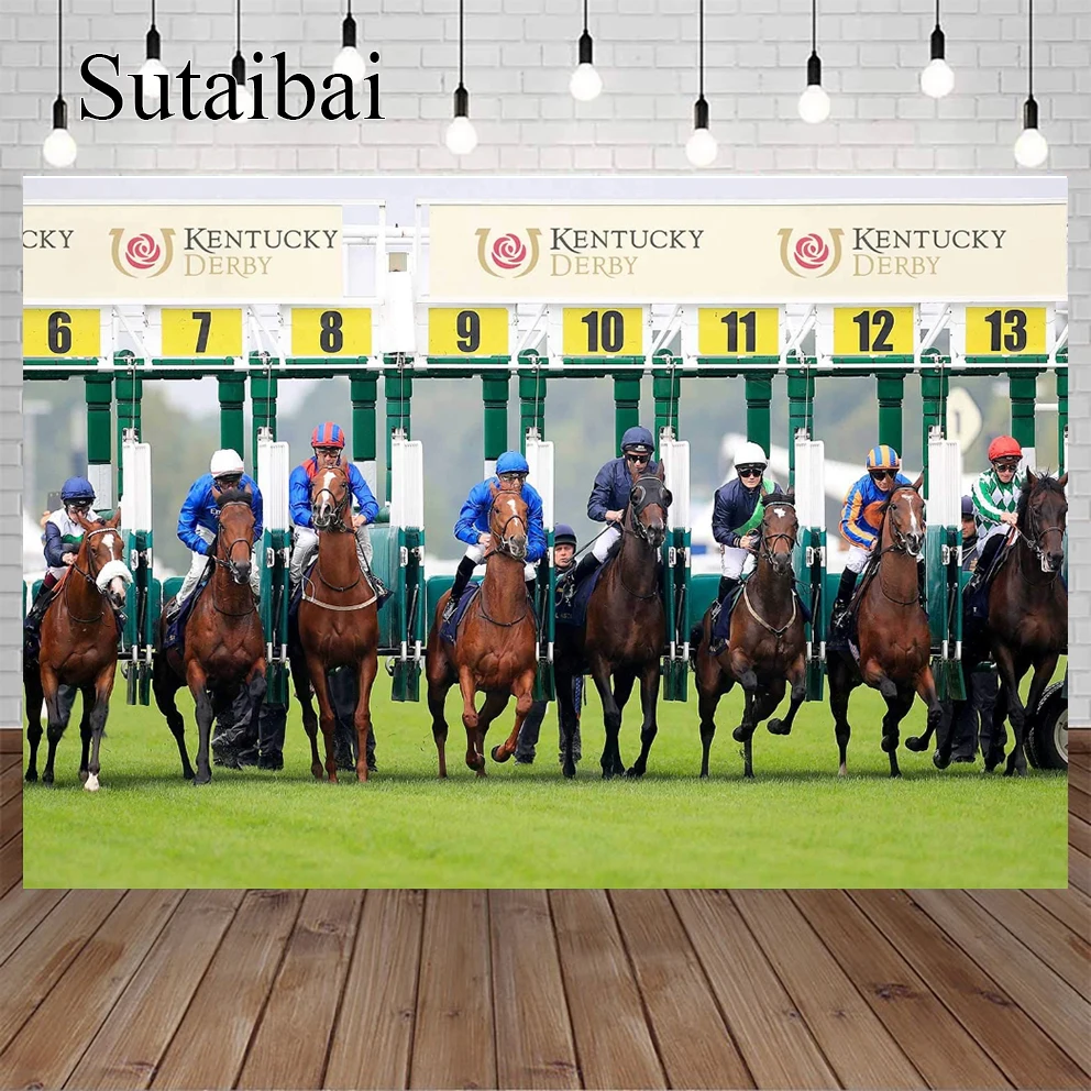 Horse Race Track Background