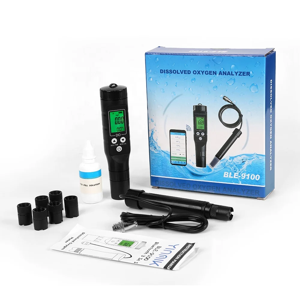 BLE-9100-Smart-Bluetooth-Water-Quality-Do-Meter-Portable-Low-Cost-Pen ...