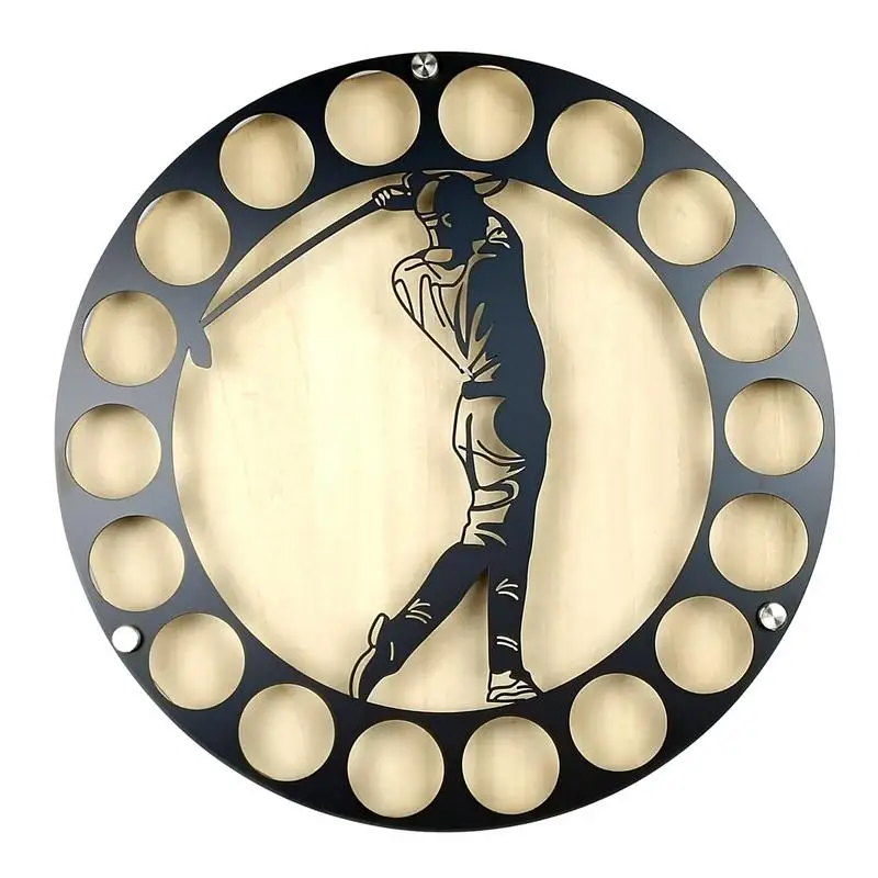 Golf-Ball-Display-Rack-Creative-Wall-Mount-Cabinet-Holder-Collectibles ...