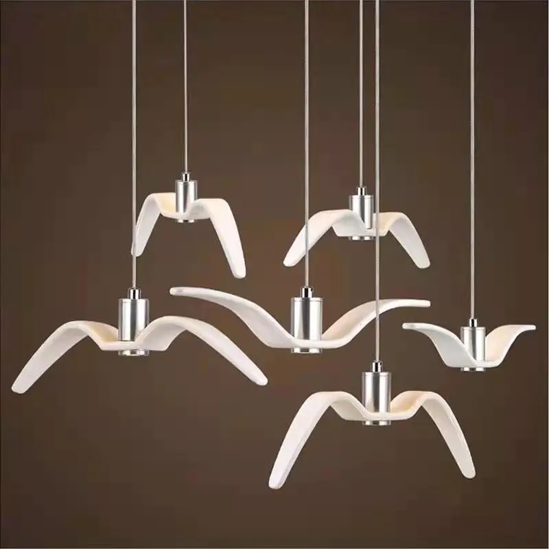 Modern LED Pendant Light Indoor Chandeliers Lighting Bird Lamp For ...