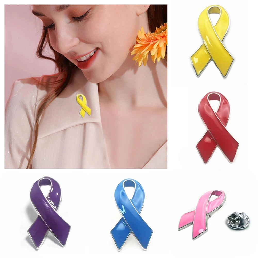 Ribbon-Breast-Cancer-Awareness-Brooch-Breast-Cancer-Lapel-Pin-Love ...
