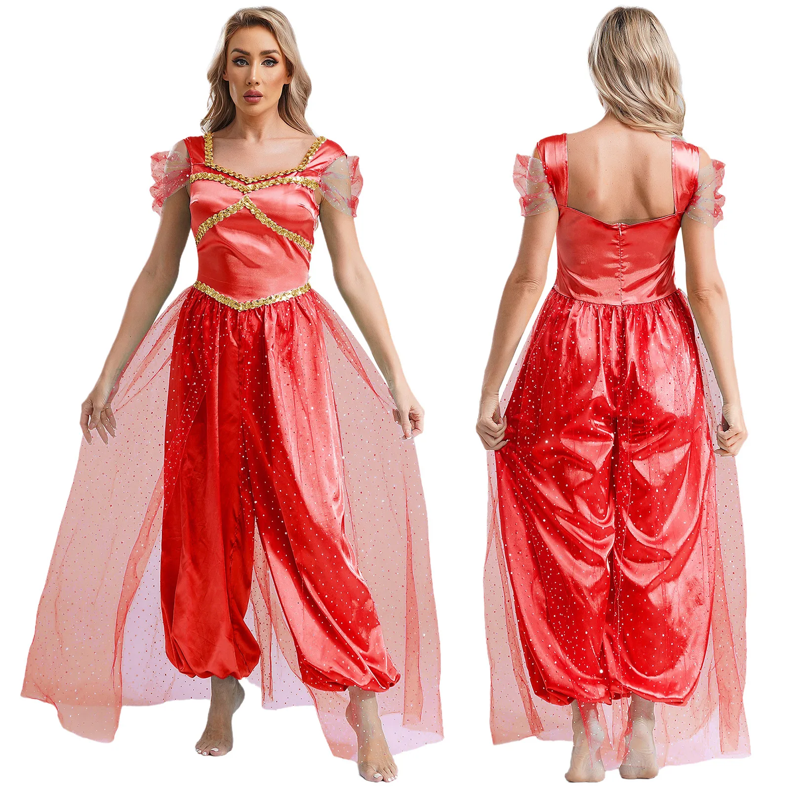 Disfraz de princesa árabe de Halloween para mujer, disfraz de Cosplay ...