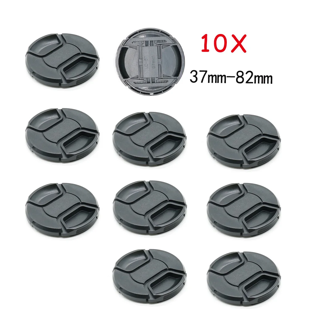10PCS 37 40.5 43 46 49 52 55 58 62 67 72 77 82 mm Snap on Camera Front ...