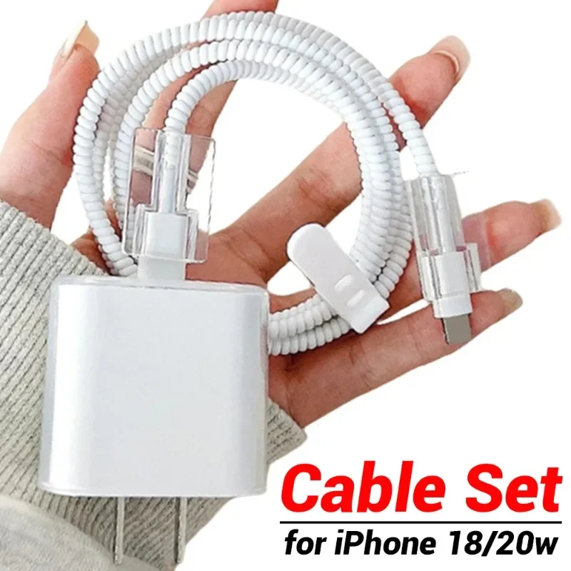Transparent-Cable-Winder-Protector-for-IPhone-18W-20W-Charger-Cover ...