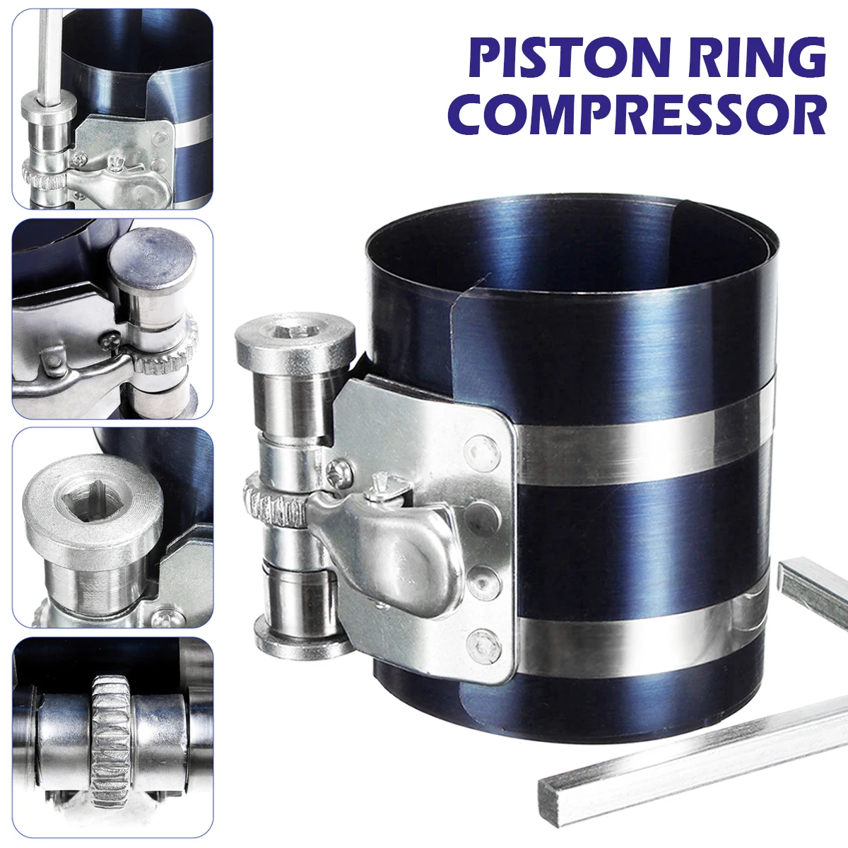 Piston-Ring-Compressor-Engine-Ratchet-Type-Clamp-Band-Installer-Car ...