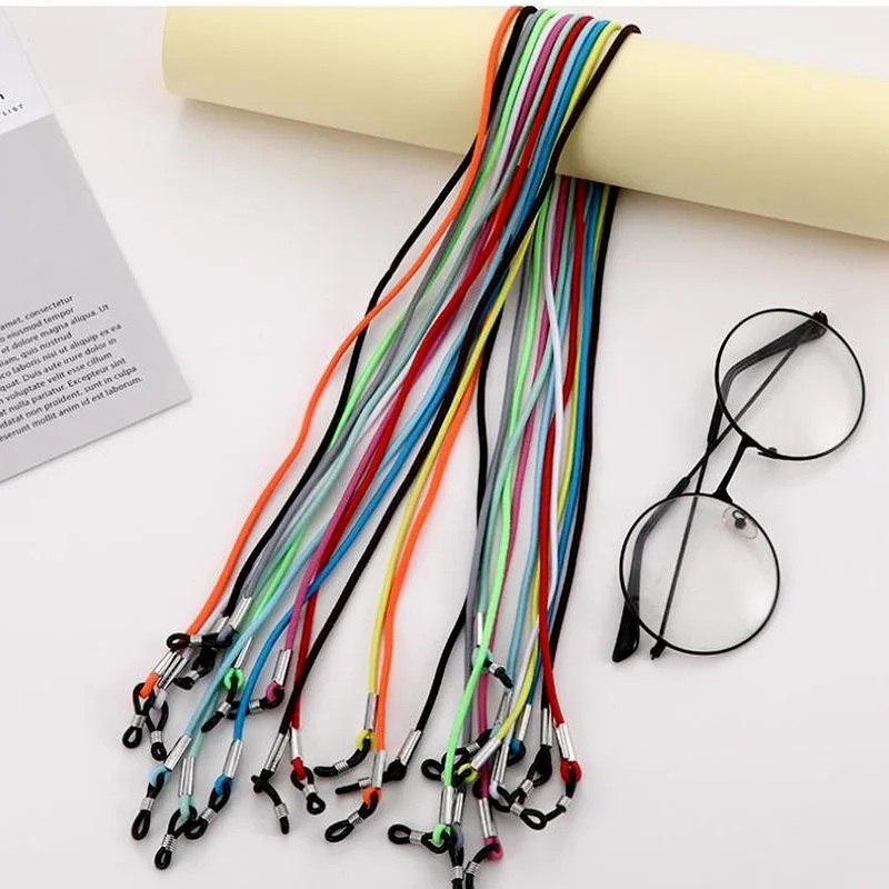 Leather Neck Cord Glasses Chain Lanyard High Elasticity Sunglasses ...