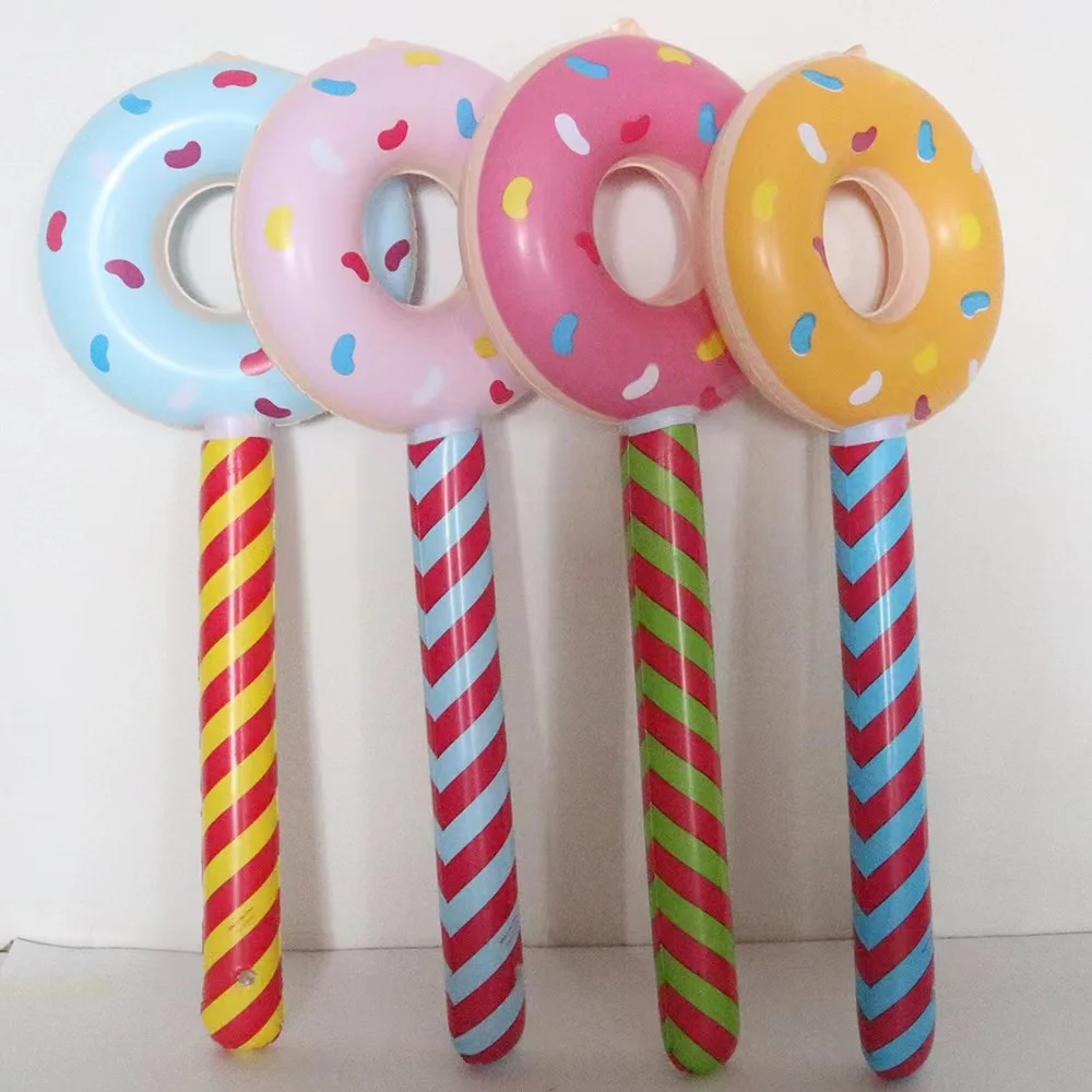 80cm-Donut-Inflatable-Balloon-Sticks-Sweet-Doughnuts-Party-Ballon-Happy ...