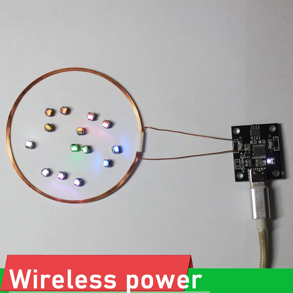 Wireless Power Supply Transmitter Type-c 5V Module Coil induction ...