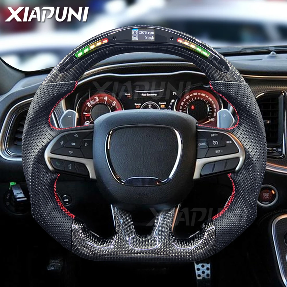 Led-Steering-Wheel-Fit-For-Dodge-Challenger-Charger-2015-2022-Shift-LED ...