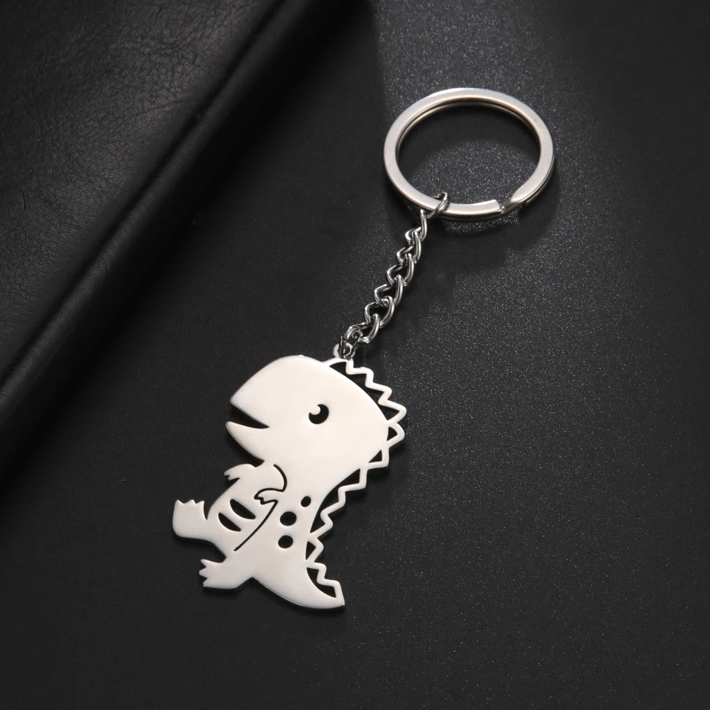 Amaxer-Cute-Dinosaur-Keychain-Tyrannosaurus-Hollow-Animal-Key-Chain ...