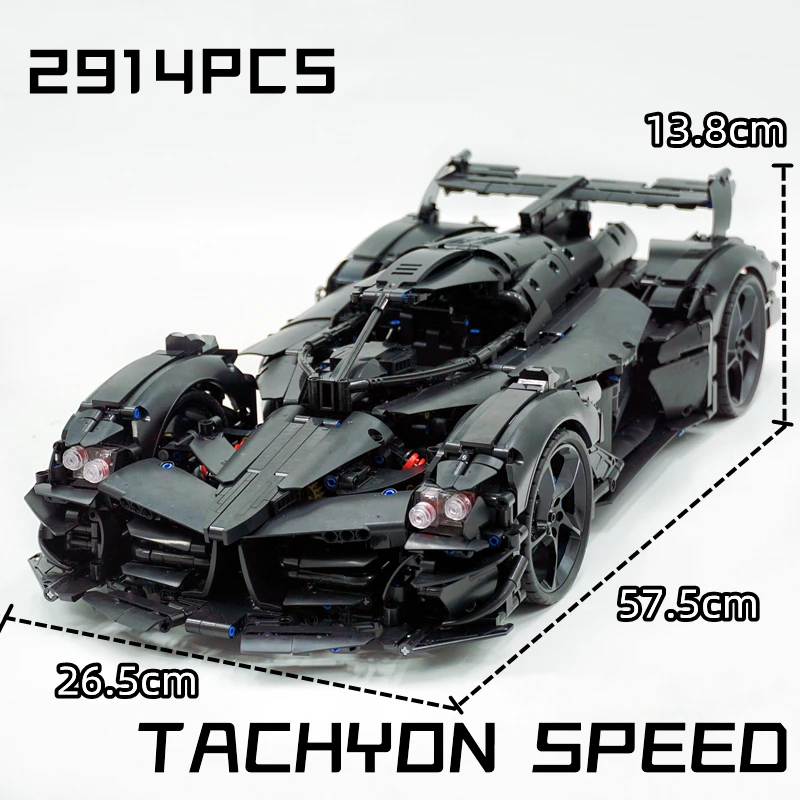 Tachyon-Speed-Super-dehors-Car-Model-MOC-Racing-Technology-importer-d ...